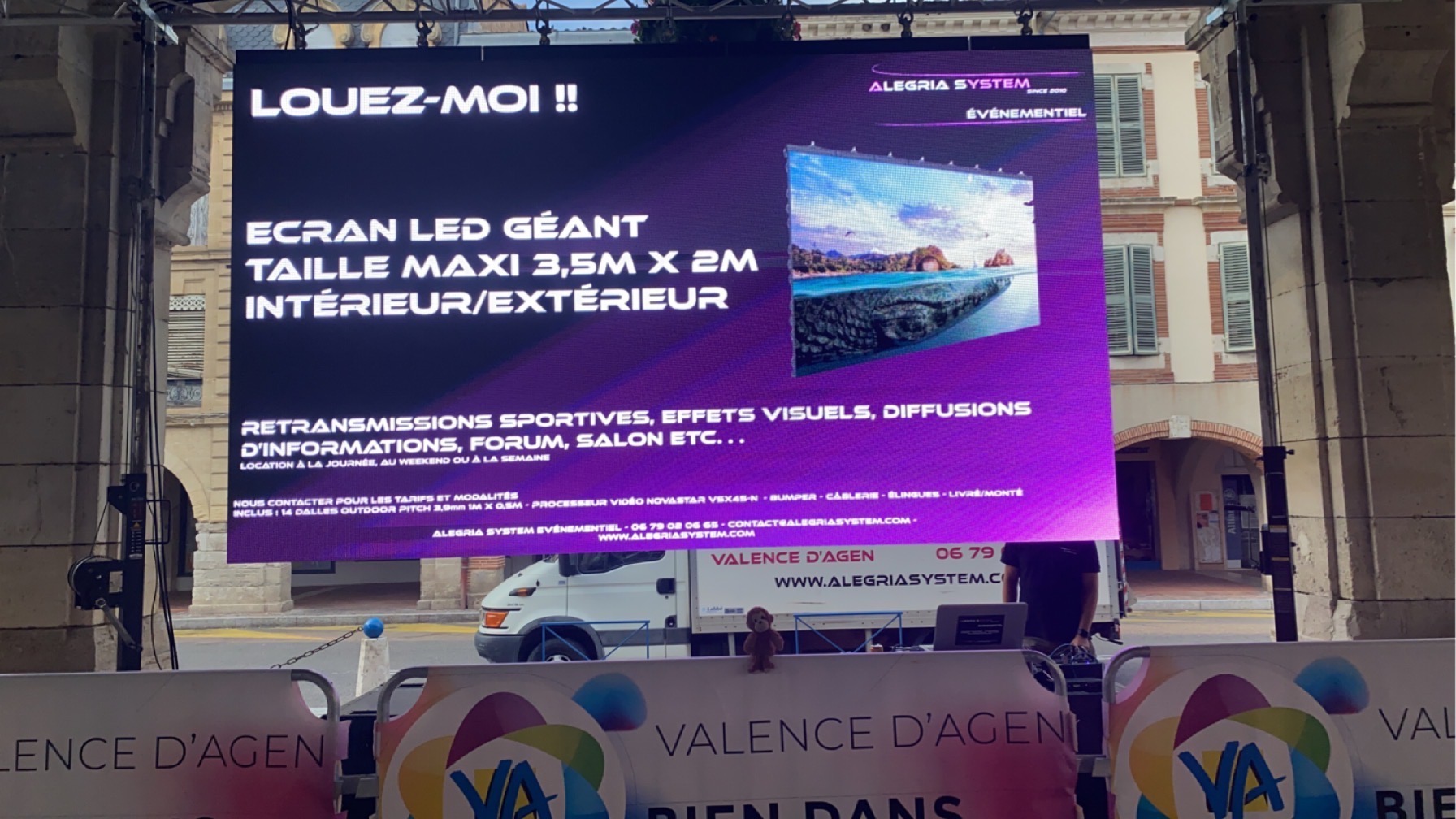 Location écran géant LED - Tarn et Garonne - Occitanie